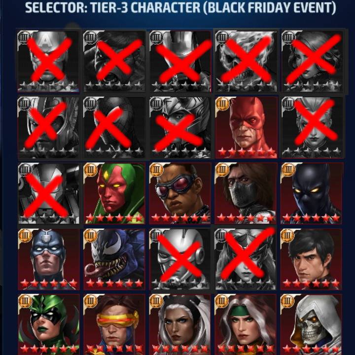 Need Recomendation guys!! - MARVEL Future Fight