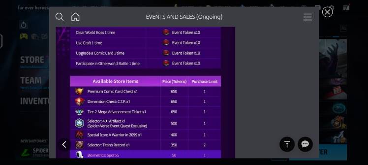 You can get Spot for 50 tokens. - MARVEL Future Fight