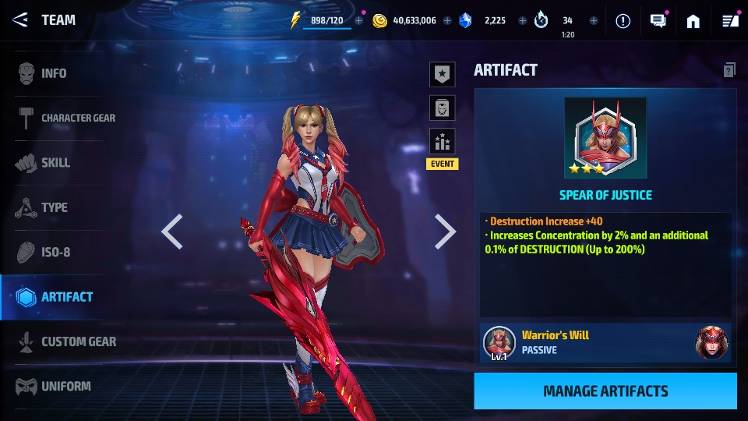 My Sharon Rogers Build - MARVEL Future Fight