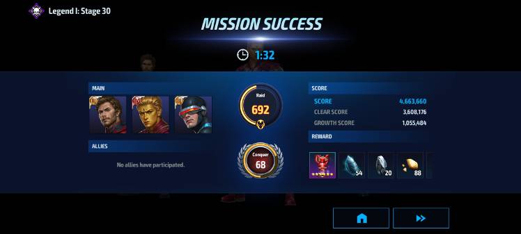 Possible bug or really crazy rng - MARVEL Future Fight