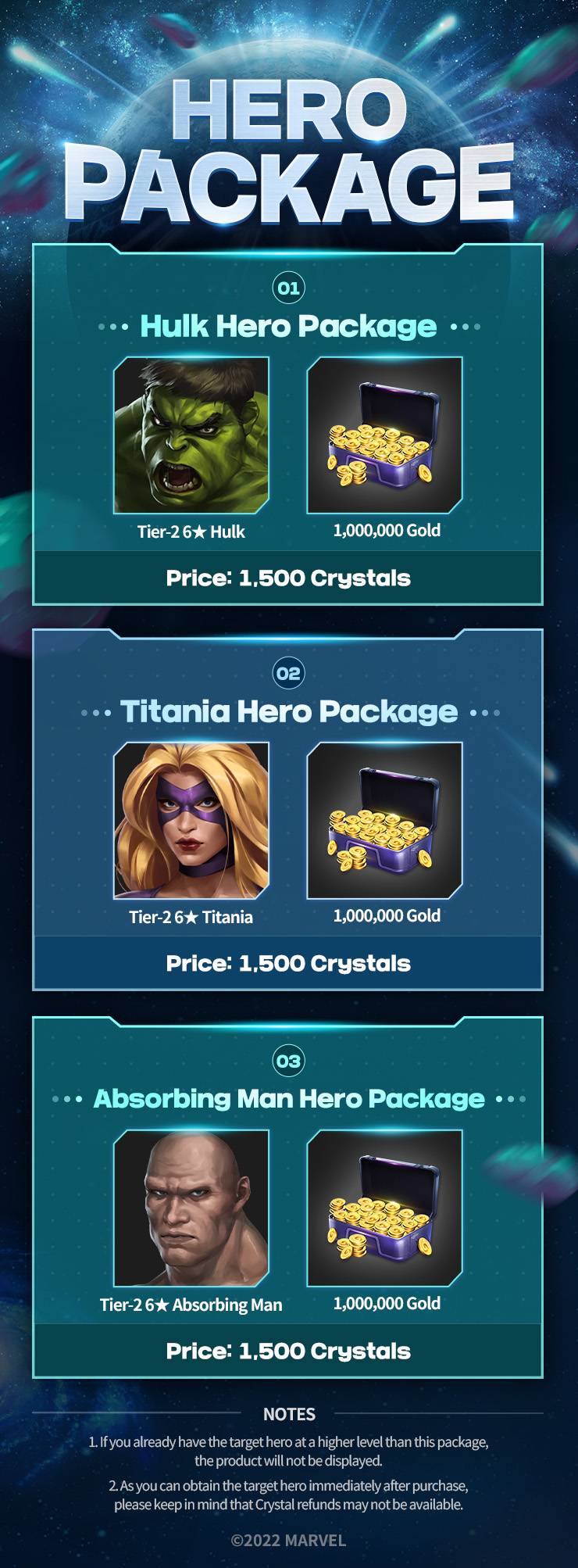 Hero Package - MARVEL Future Fight