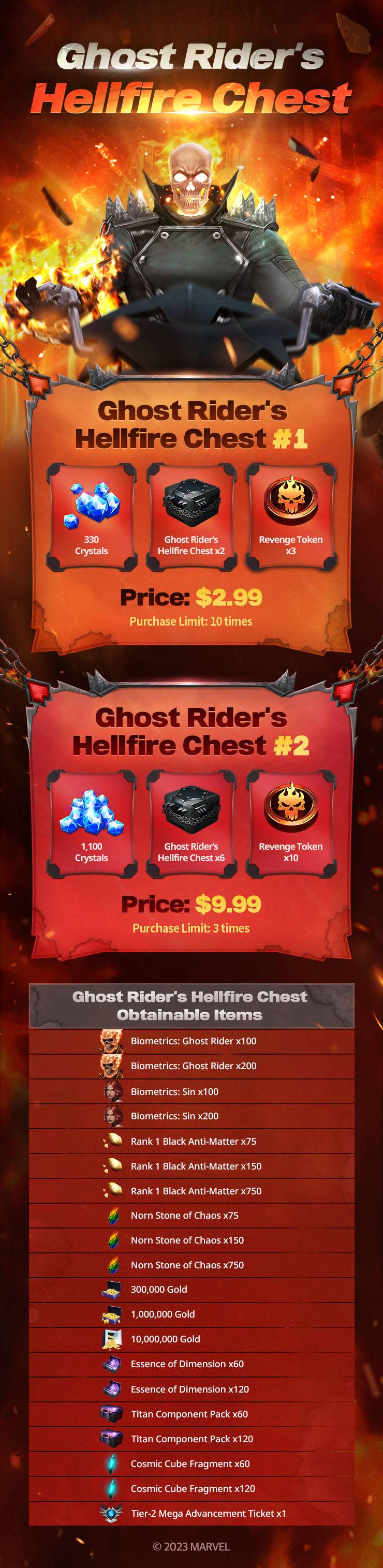 Ghost Rider’s Hellfire Chest - MARVEL Future Fight