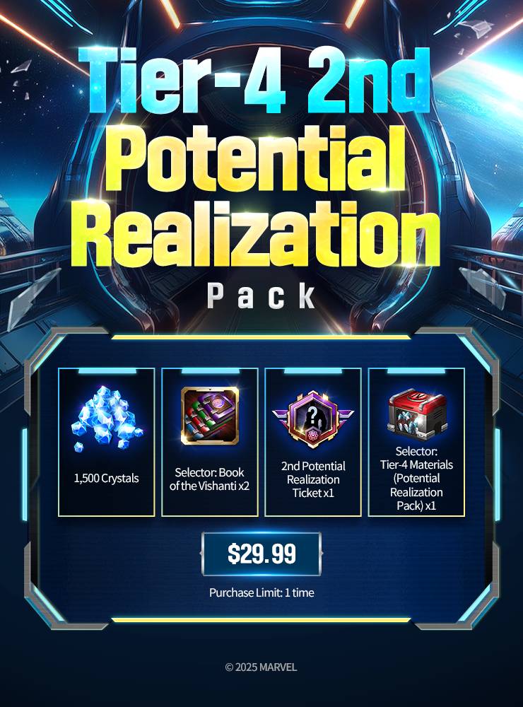 Tier-4 2nd Potential Realization Pack - MARVEL Future Fight
