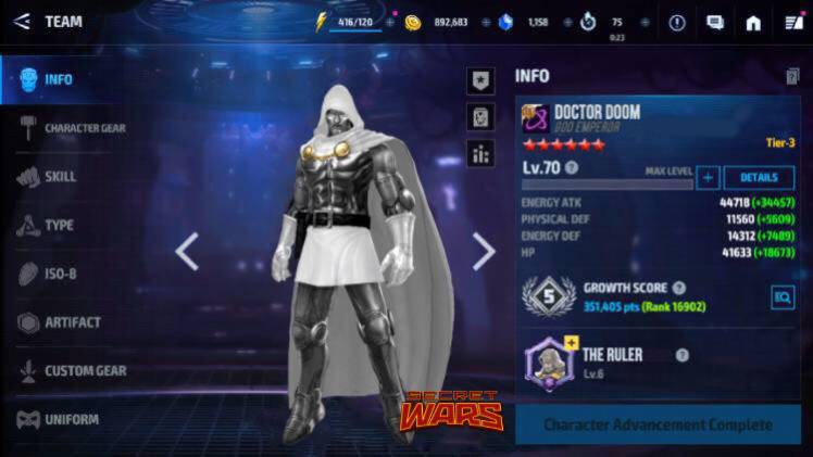 New World Boss Legend: God Emperor Doom, new uniforms and Tier-4 Skills ...