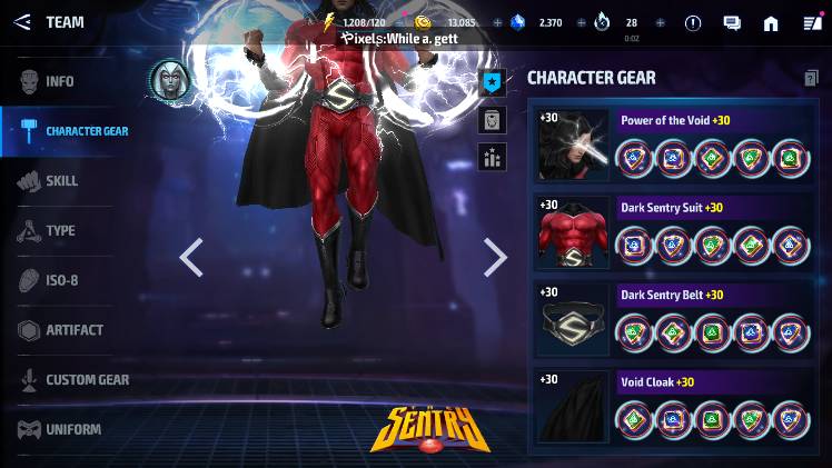Finally maxed tf out of sentry - MARVEL Future Fight