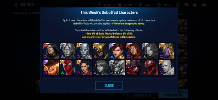 Well ... now im regreting not choosing Sunbird last anni event - MARVEL ...