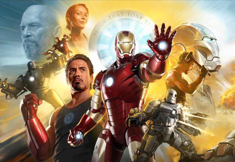 I made We always miss you Mr. stark key art - MARVEL Future Fight