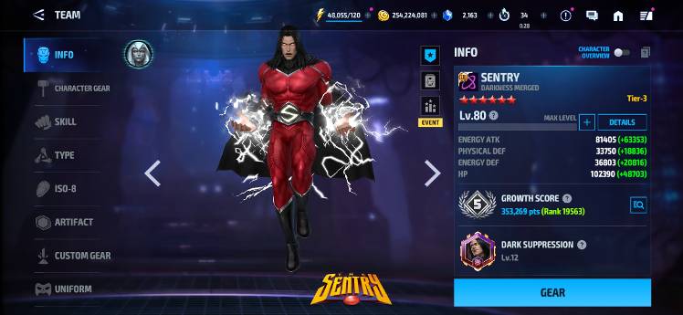 [Show Off Your Sentry Growth / michael 619] - MARVEL Future Fight