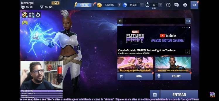 They changed Storm character model to dark skin and looks great ...