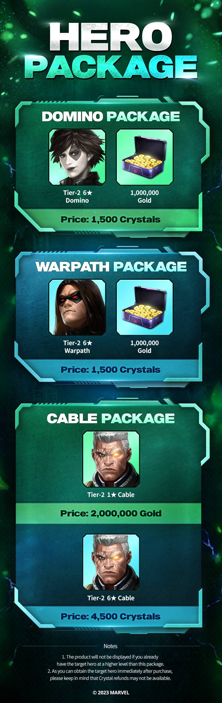 Hero Package - MARVEL Future Fight