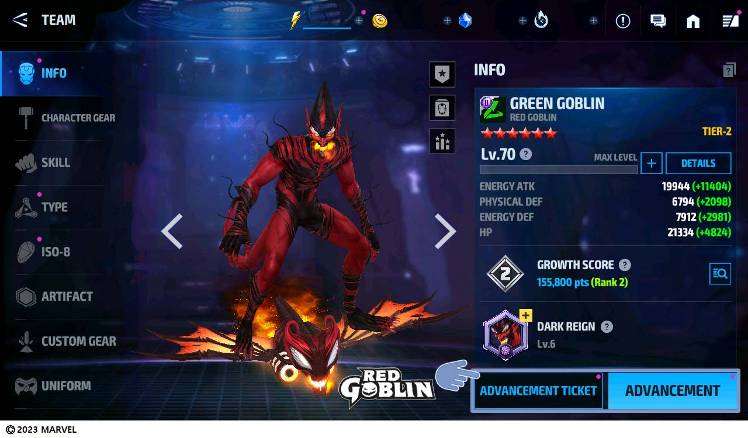 Tier-3 & 4 Advancement and Potential Growth Guide - MARVEL Future Fight