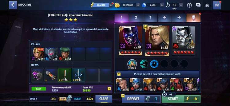 Victorious bio - MARVEL Future Fight