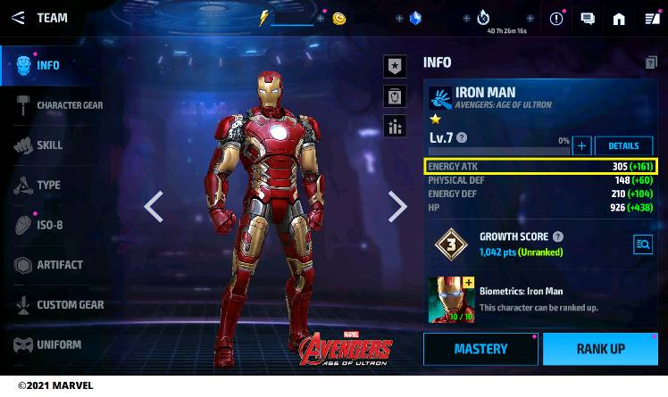 Basic Character Growth Guide - MARVEL Future Fight