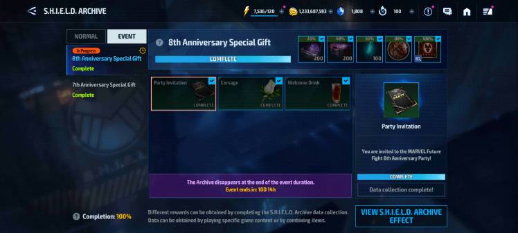 8 year Premium selector free gift. - MARVEL Future Fight