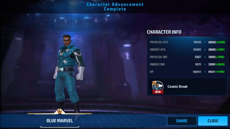 My 53th T3! Blue Marvel the ultimate - MARVEL Future Fight