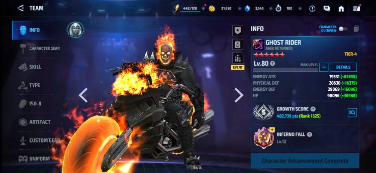 Yay there we go! Ghost Rider T4 - MARVEL Future Fight