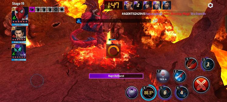 Spider-Man lvl 76 vs Mephisto Stage 19 - MARVEL Future Fight