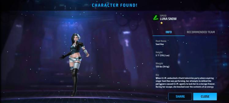 Luna acquired 💪 - MARVEL Future Fight