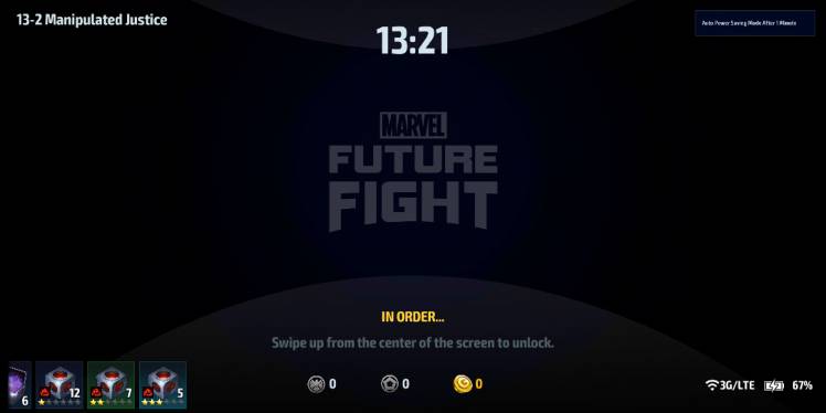 POWER SAVING MODE - MARVEL Future Fight
