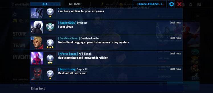 Devilsin Lucifer ranting again - MARVEL Future Fight