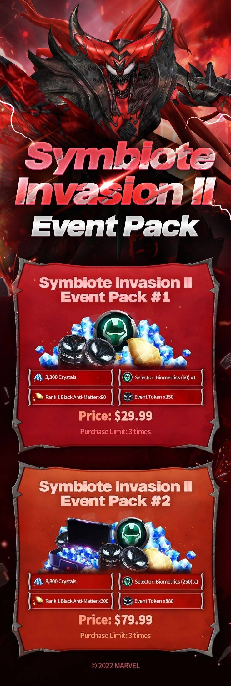Symbiote Invasion II Event Pack - MARVEL Future Fight