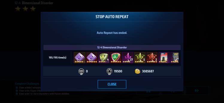 3 mil gold, & Odin blessing dispatch farm.. Lol - MARVEL Future Fight