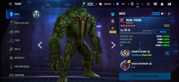 Man, thing need a power up grade. - MARVEL Future Fight