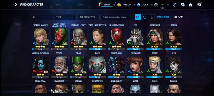 Returning Player Help - MARVEL Future Fight