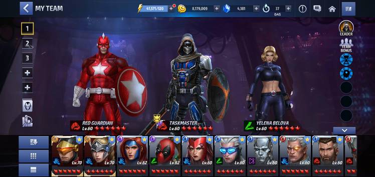 [April Update Character Growth / calmRAGE] - MARVEL Future Fight