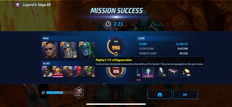 Mighty Regen Mephisto stage 89 - MARVEL Future Fight