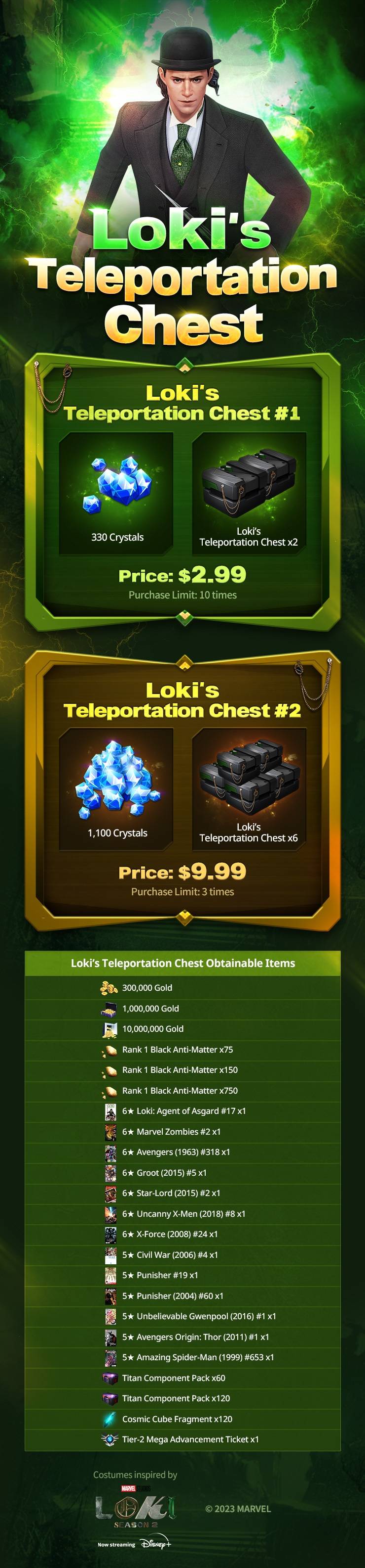 Loki’s Teleportation Chest - MARVEL Future Fight