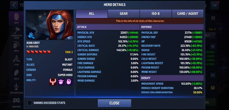 High attack but less damage, please help? - MARVEL Future Fight