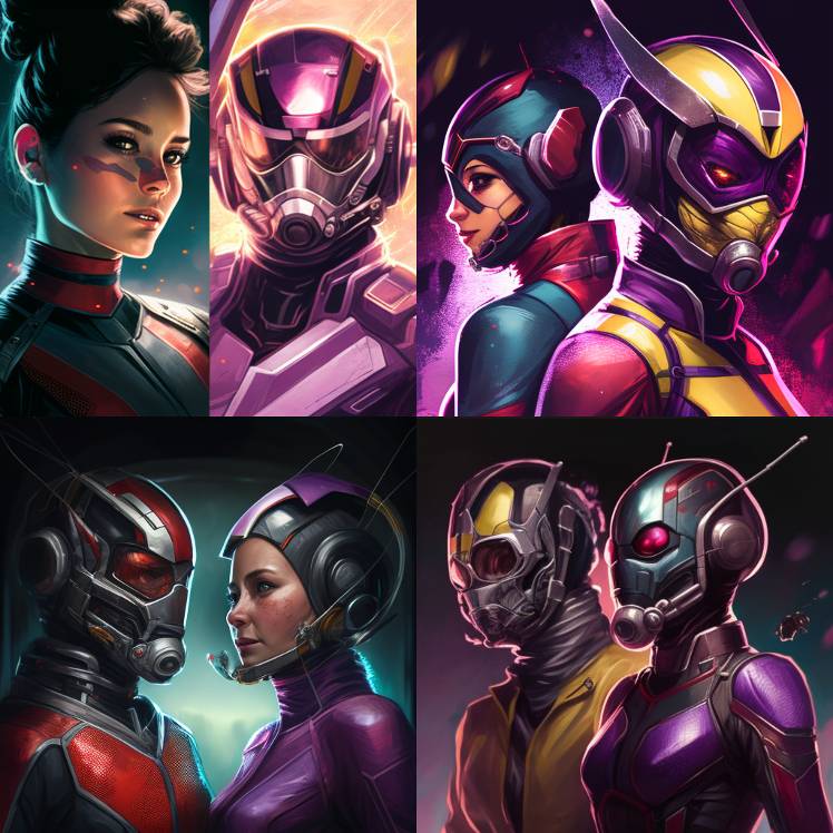 My pictures created by the neural network - MARVEL Future Fight