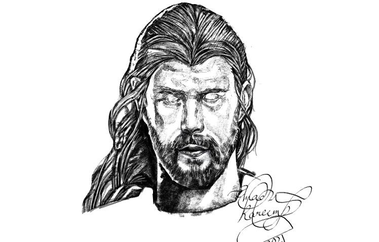 Thor Movie Drawing