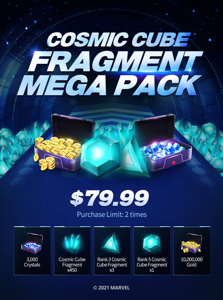 Cosmic Cube Fragment Mega Pack - MARVEL Future Fight
