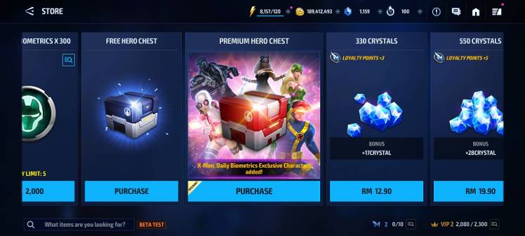 Premium Hero Chest - MARVEL Future Fight