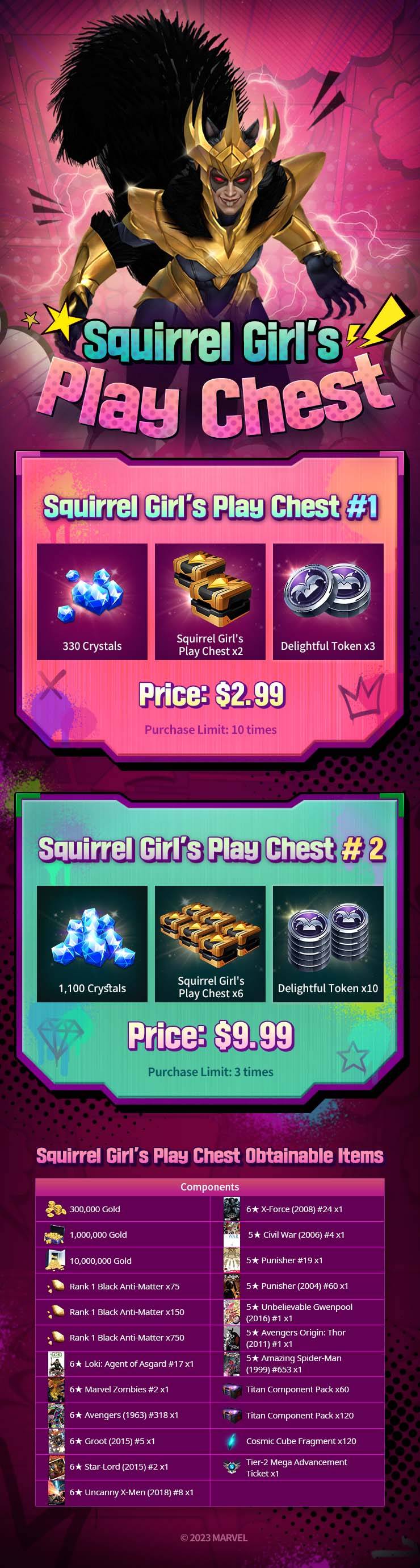 Squirrel Girl’s Play Chest - MARVEL Future Fight