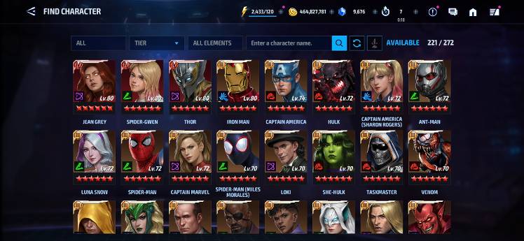 Returning player - MARVEL Future Fight