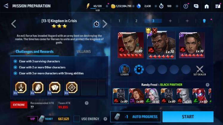 DISPATCH MISSION SECTOR 13 - 1 - MARVEL Future Fight