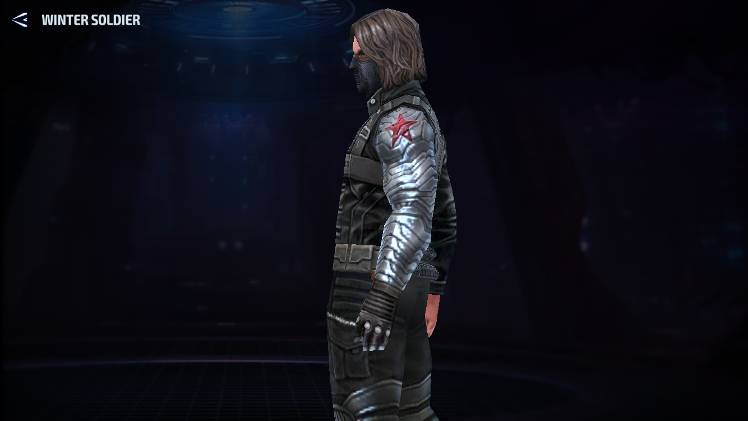 Evolution of arms. WINTER SOLDIER EDITION - MARVEL Future Fight