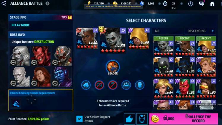 [Infinite Challenge Team Showcase / RzKING326] - MARVEL Future Fight