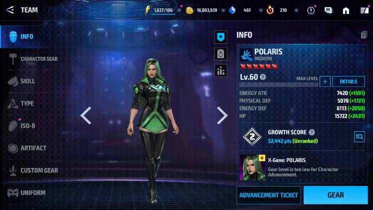 Polaris is good - MARVEL Future Fight