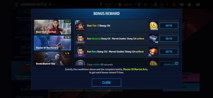 Legendary battle reward bug - MARVEL Future Fight