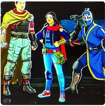 What Shang Shi and Ms Marvel look like from artwork from Marvel Zombies ...