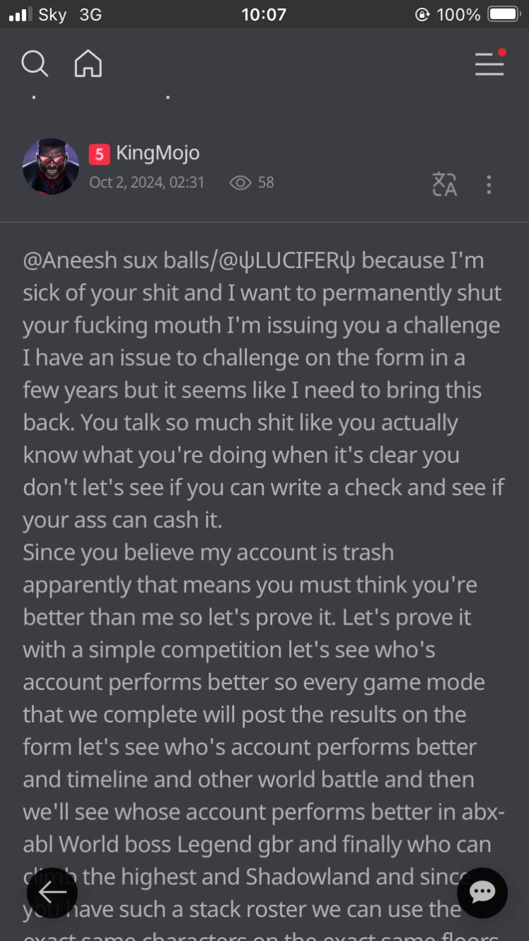 Clown Mojo off his meds again 🤣🤣🤣 - MARVEL Future Fight