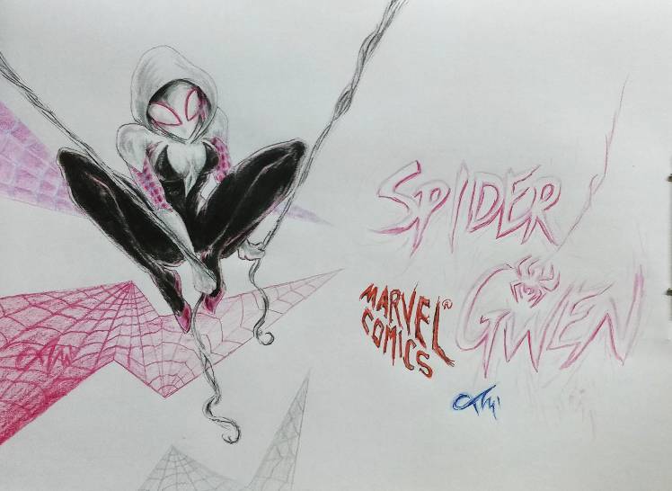 Spider-Gwen Drawing - MARVEL Future Fight