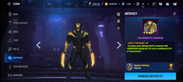 Wolverines artifact is not working - MARVEL Future Fight
