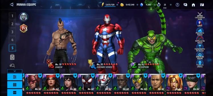 Daken and Scorpion are Dark Avengers. - MARVEL Future Fight