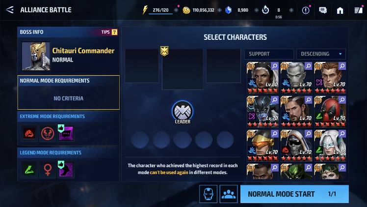 [Updated] List of Unlisted Support Characters - MARVEL Future Fight