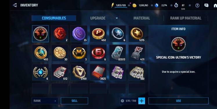 Infinity ultron clear reward 🤩🤩🤩 special icon - MARVEL Future Fight